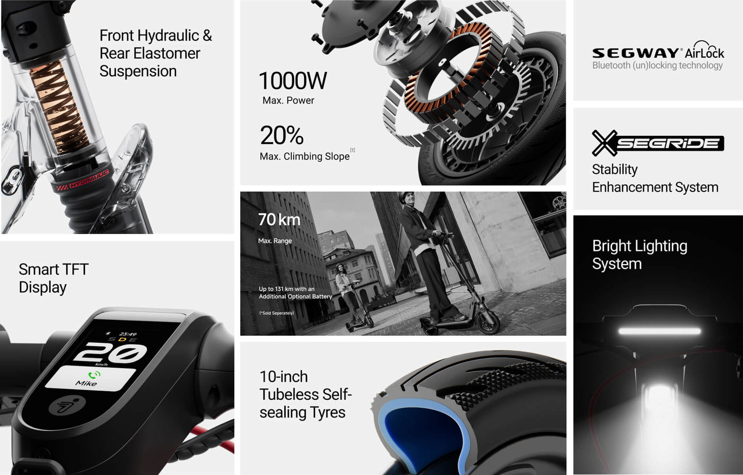 Segway Electric Scooters | Ninebot F3 – Segway Thailand